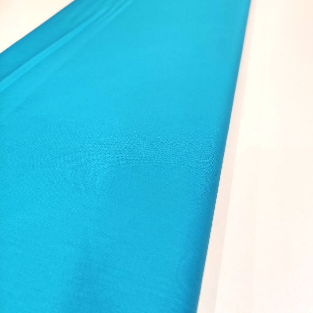 Algodón liso Azul Turquesa - maratelas
